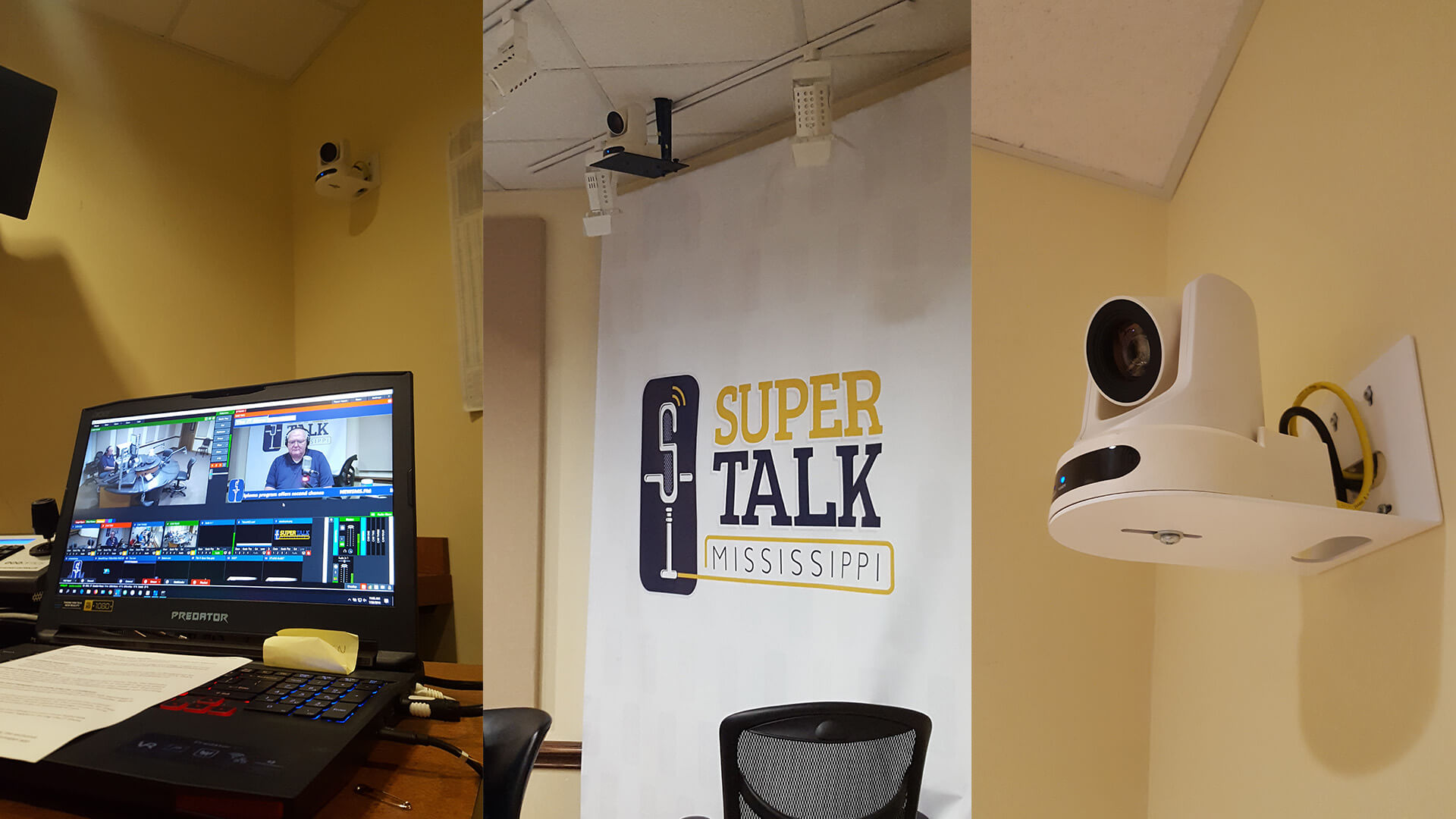 Radio Live Streaming System using PTZ Cameras Case Strudies