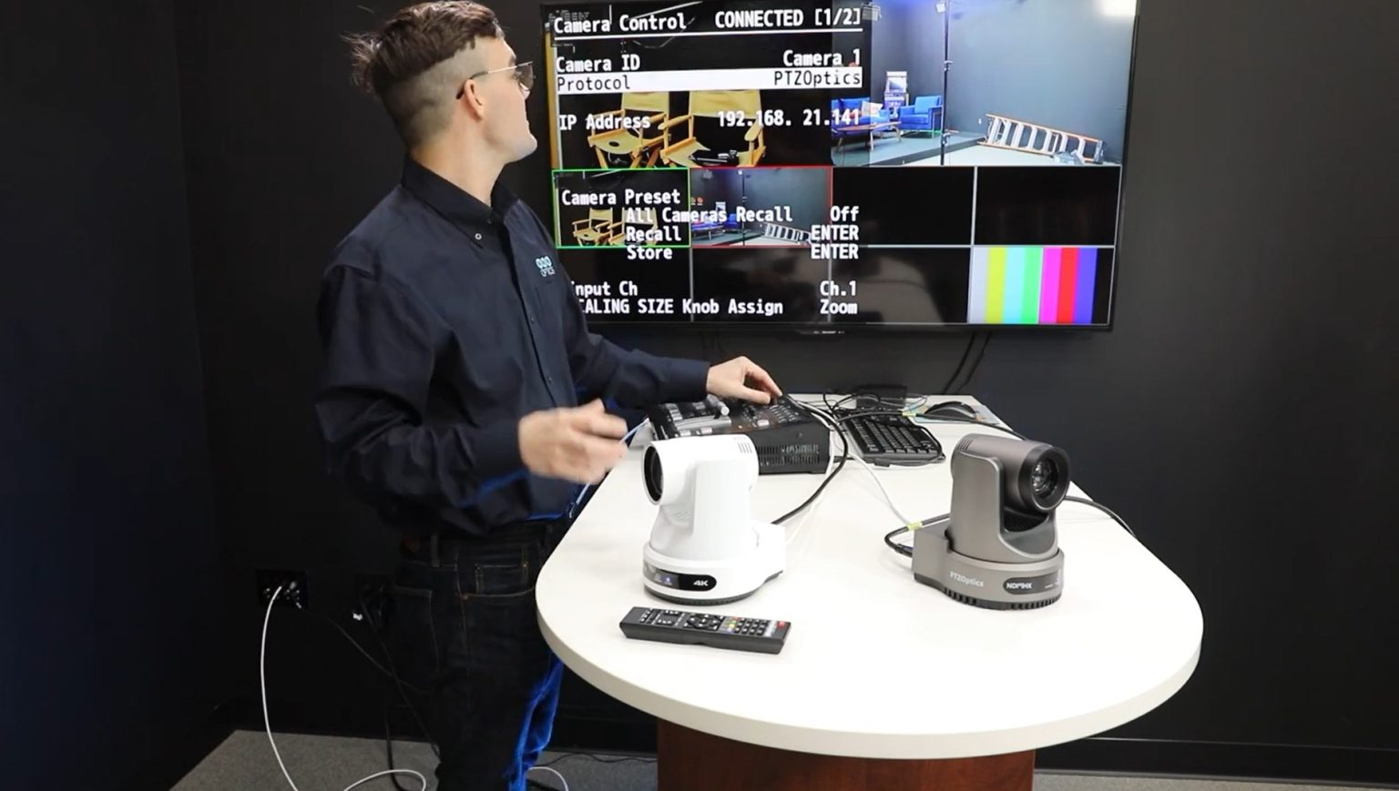 Roland's 4K video switcher supports PTZ camera controls - PTZOptics