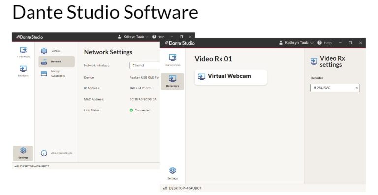 Dante for PTZ Cameras: IP Video with Dante AV-H - PTZOptics