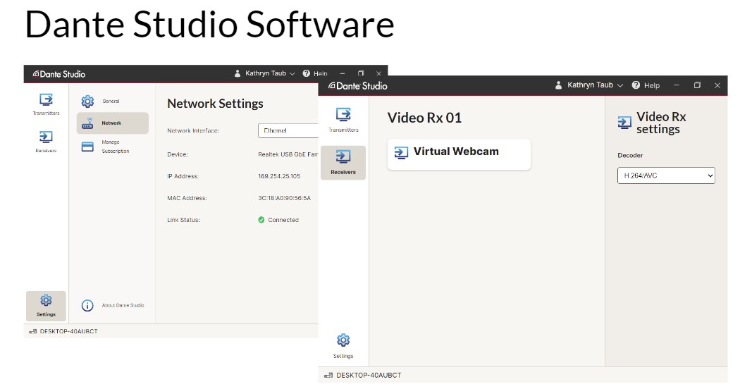 Dante for PTZ Cameras: IP Video with Dante AV-H - PTZOptics