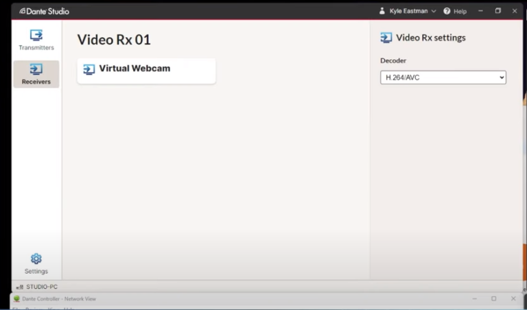 How to connect Dante Video with Zoom using a virtual webcam - PTZOptics