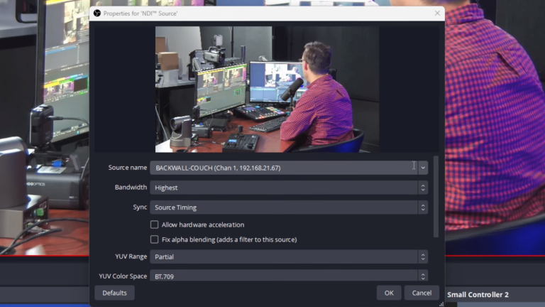 How to Sync NDI Audio & Camera Sources in OBS - PTZOptics