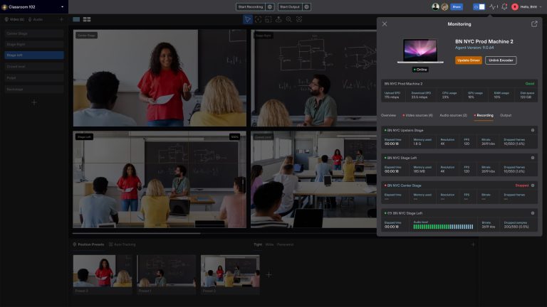 AV Monitoring and Management in Education with PTZOptics' Hive - PTZOptics