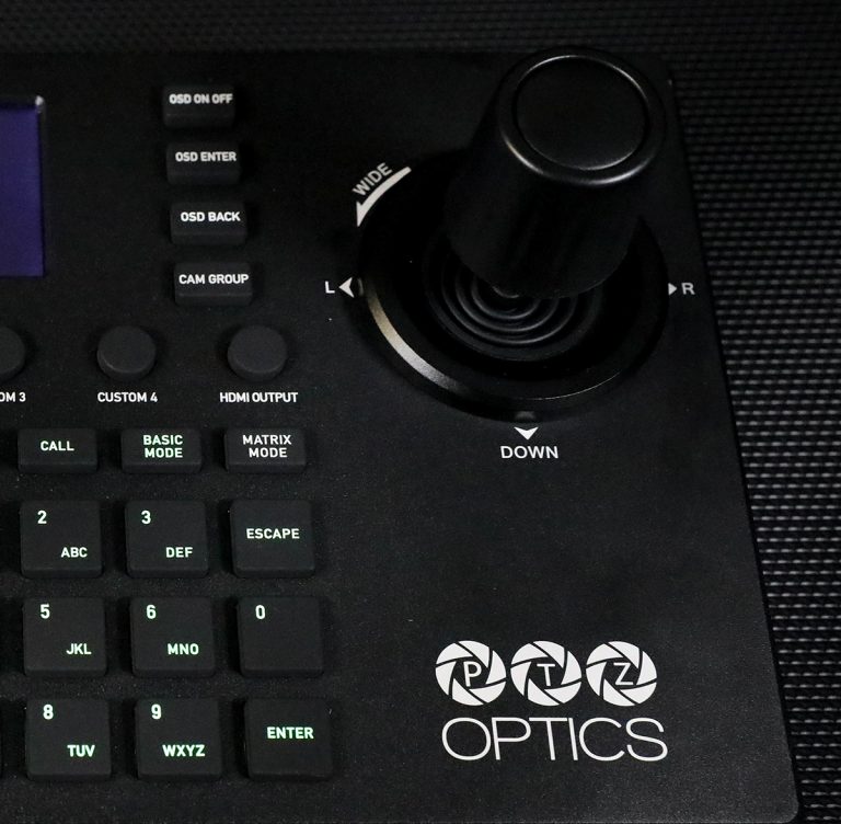 SuperJoy Controller - Network and Serial PTZ Camera Joystick